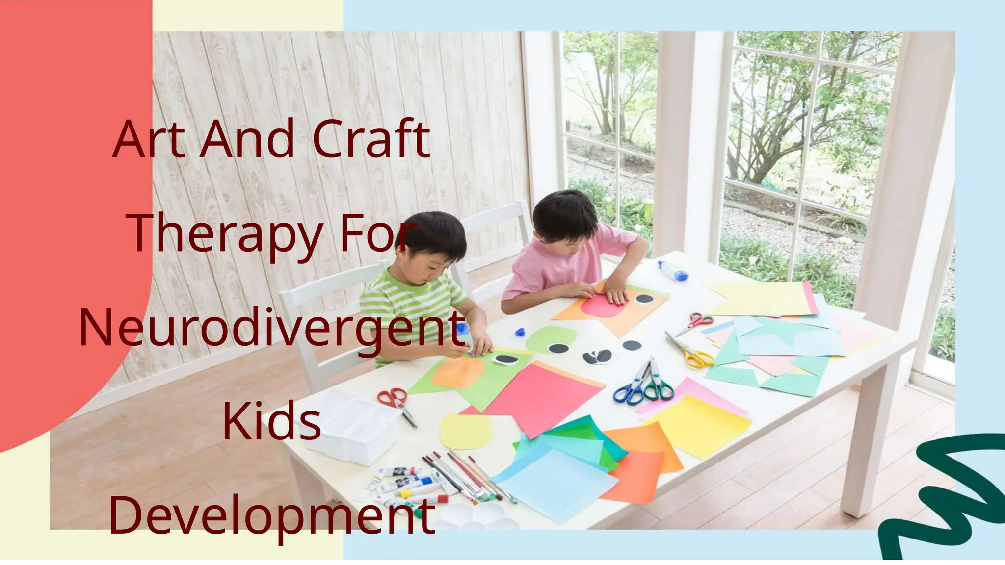 Art And Craft Therapy For Neurodivergent Kids Development | PPTX