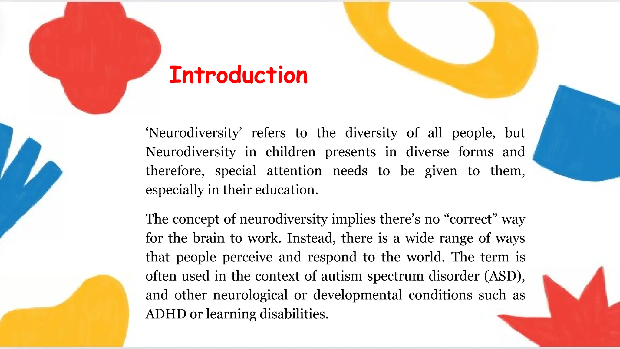 Art And Craft Therapy For Neurodivergent Kids Development | PPTX