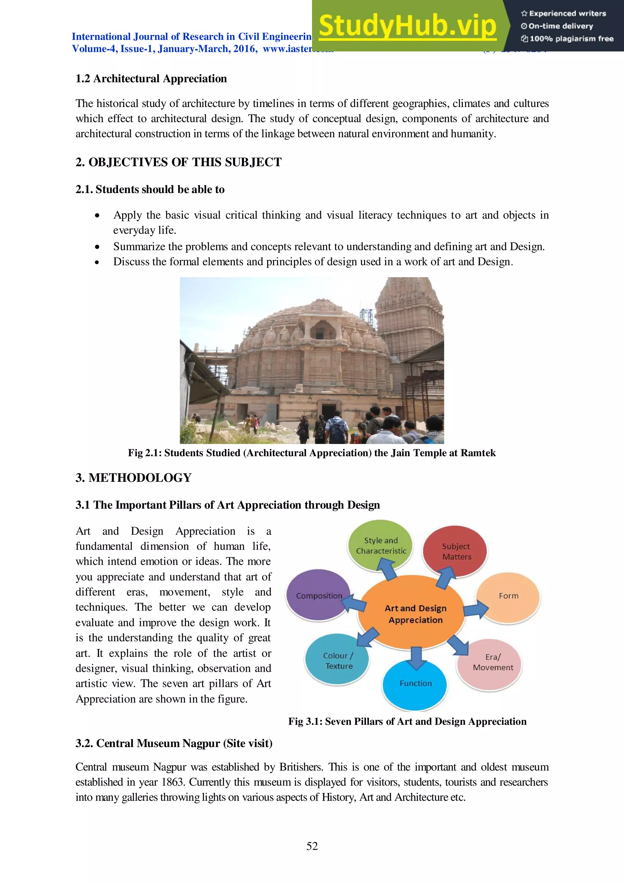 Art And Design Appreciation In Architecture | PDF