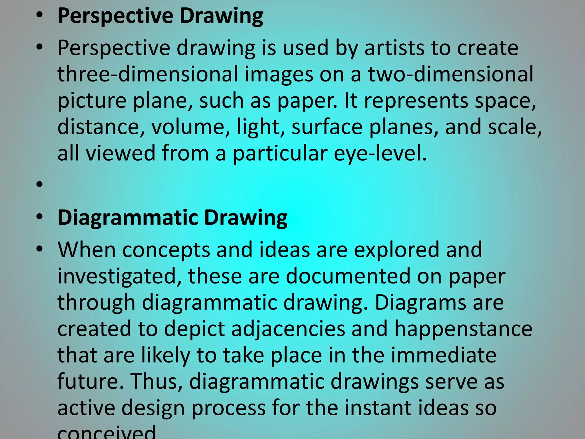 Drawing as a language to explor and communicate the idea | PPT | Free ...