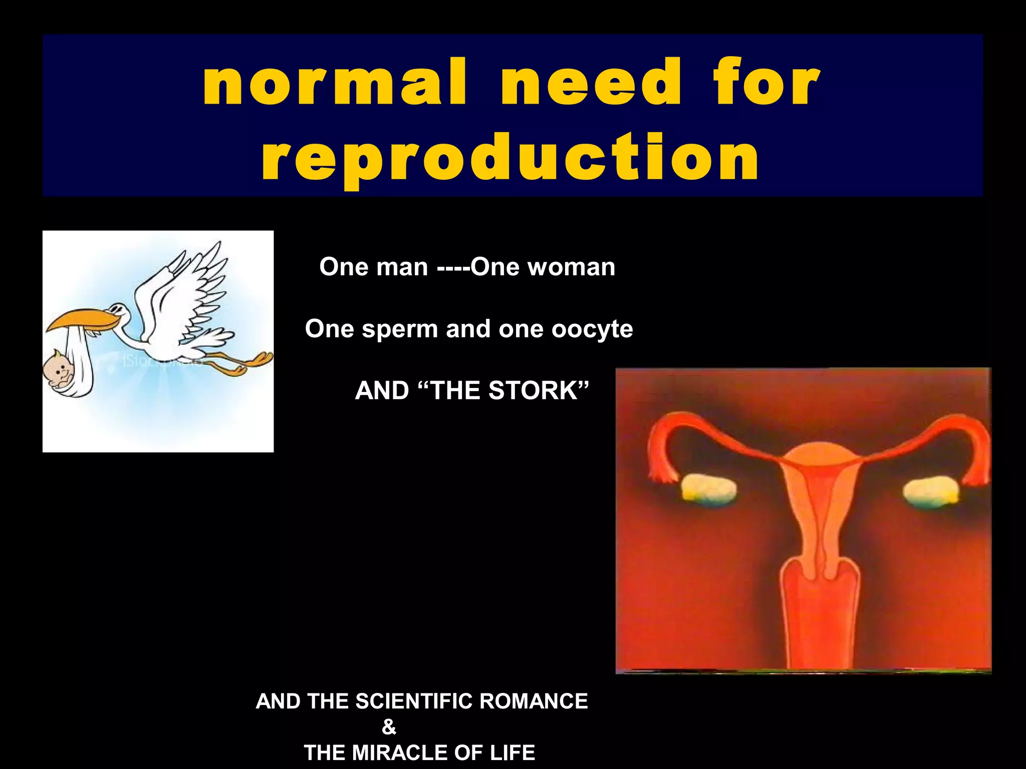 HUMAN REPRODUCTION WHERE ARE WE HEADED | PPT