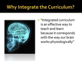 Art and integrated curriculum | PPT