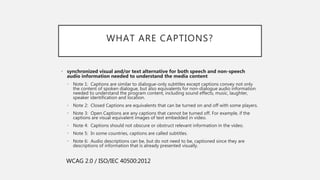Art and science of captioning | PPTX