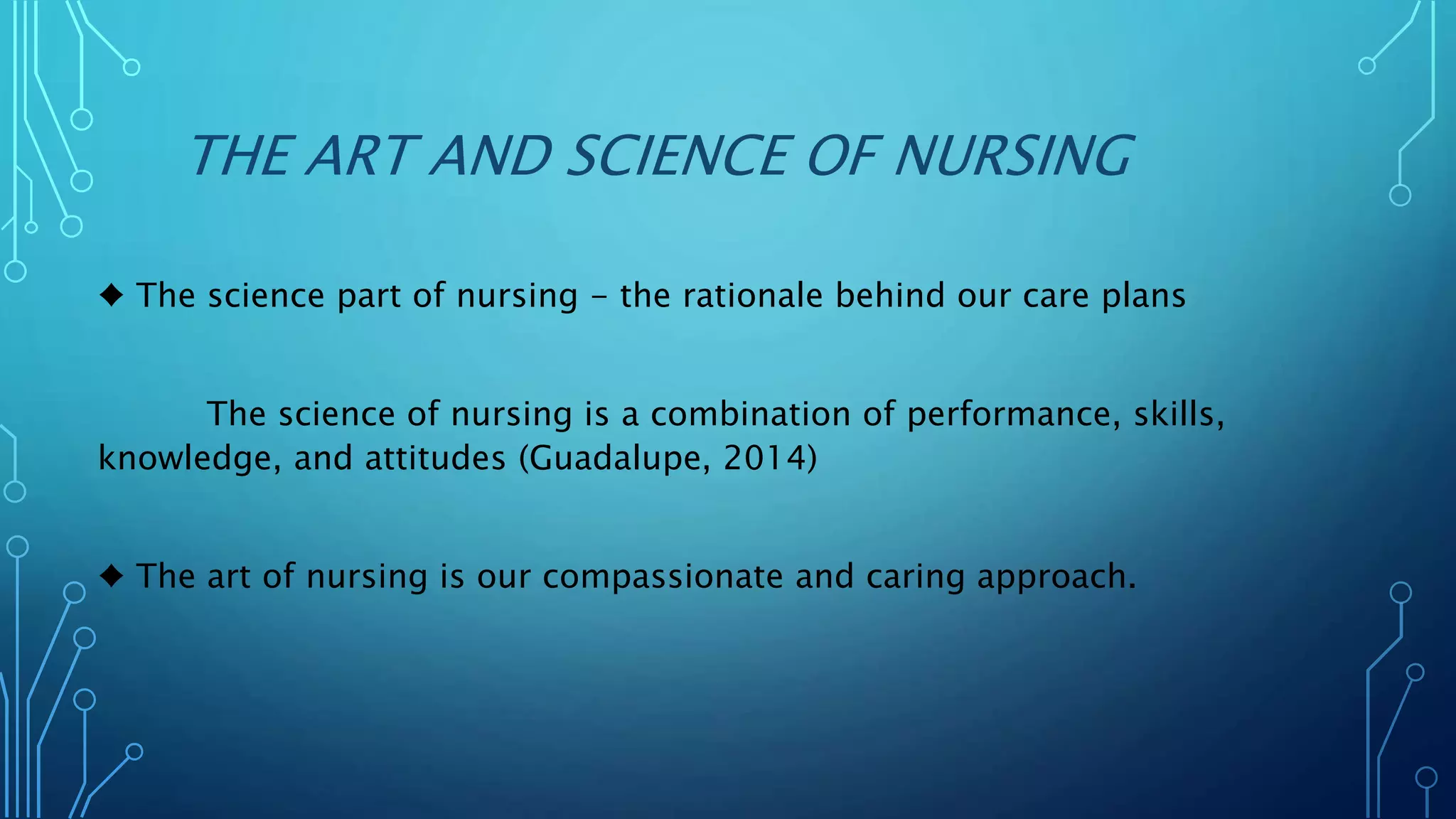 Art and science of nursing | PPTX