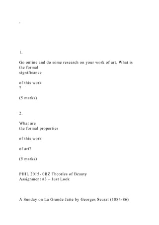 Art and Significant FormFrom Art, 1913. Clive Bell.docx