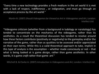 Art and Video Games | PPT