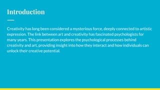 Art and the Psychology of Creativity_ Unlocking the Creative Mind.pdf