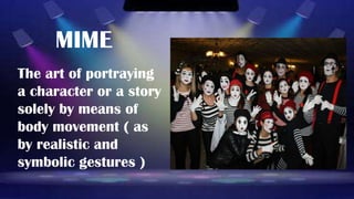 Art Appreciation - Performing Art and Multimedia Art | PPTX