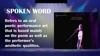 Art Appreciation - Performing Art and Multimedia Art | PPTX