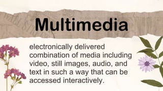 Art Appreciation - Performing Art and Multimedia Art | PPTX