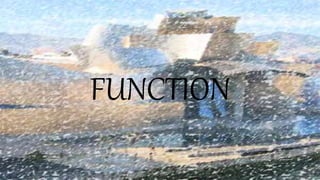 ArtApp: The function in Art. The 3 categories of function | PPTX