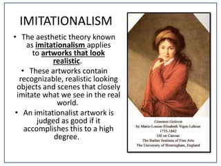 Art appreciation | PPTX | Painting | Arts and Crafts