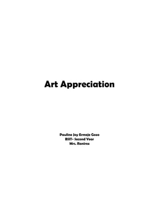 Art appreciation | PDF
