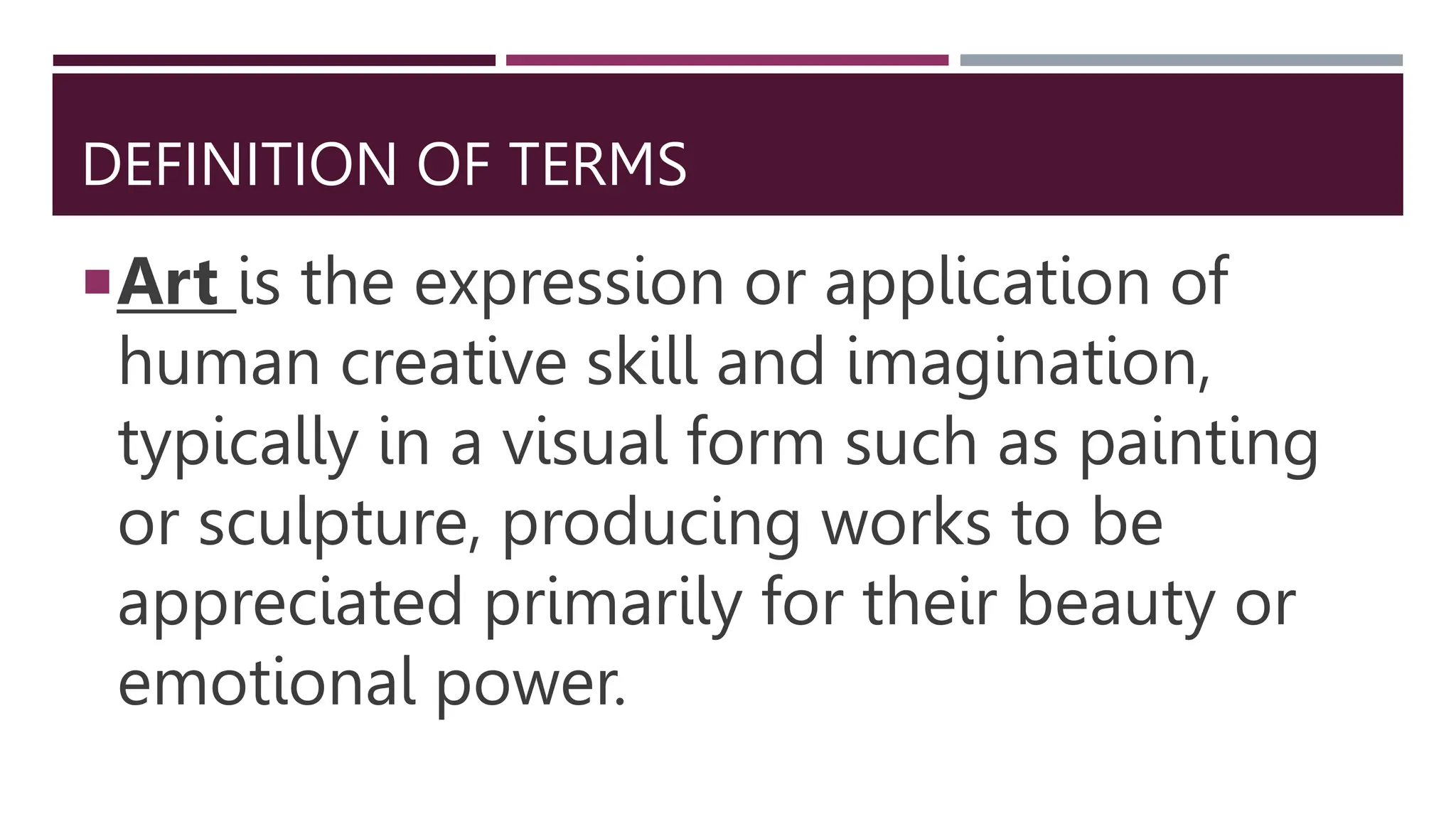 ART APPRECIATION: Visual Arts and Its Classifications.pptx