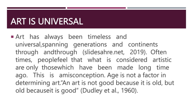 ART APPRECIATION: Visual Arts and Its Classifications.pptx