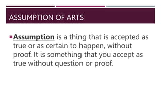 ART APPRECIATION: Visual Arts and Its Classifications.pptx