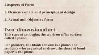 Art Appreciation- Chapter 3Work of Art Its Subject, Form and Content ...