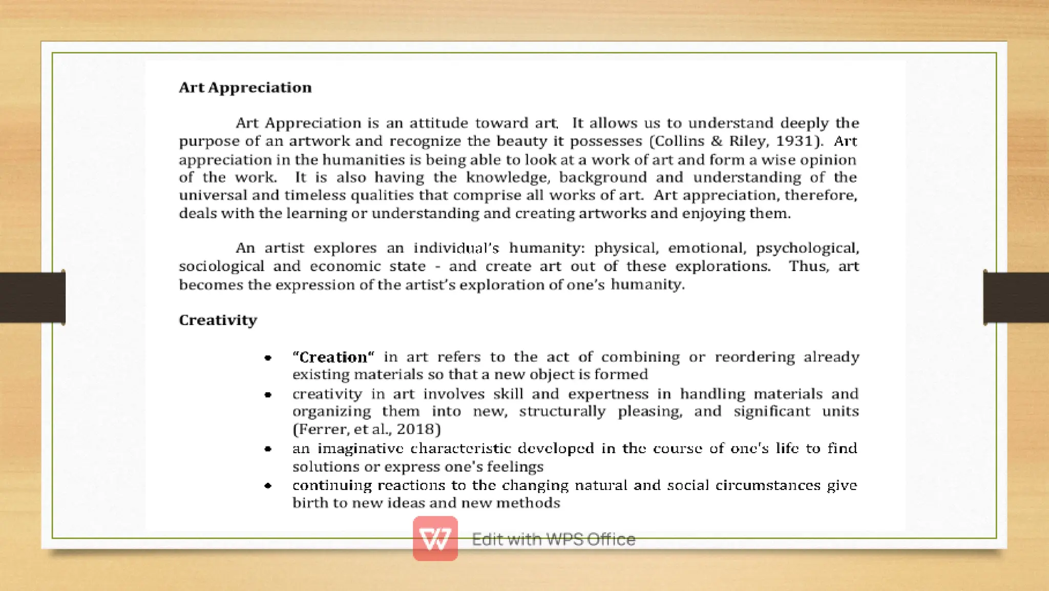 ART APPRECIATION........................ | PDF