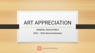 ART APPRECIATION........................ | PDF