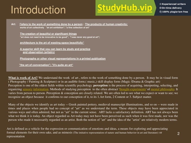 Art Appreciation Course | PPT