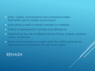 Art Appreciation- Principles & Elements of Art: Balance-Scale ...