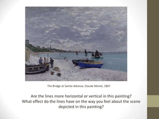 Art appreciation: Line (example) | PPT