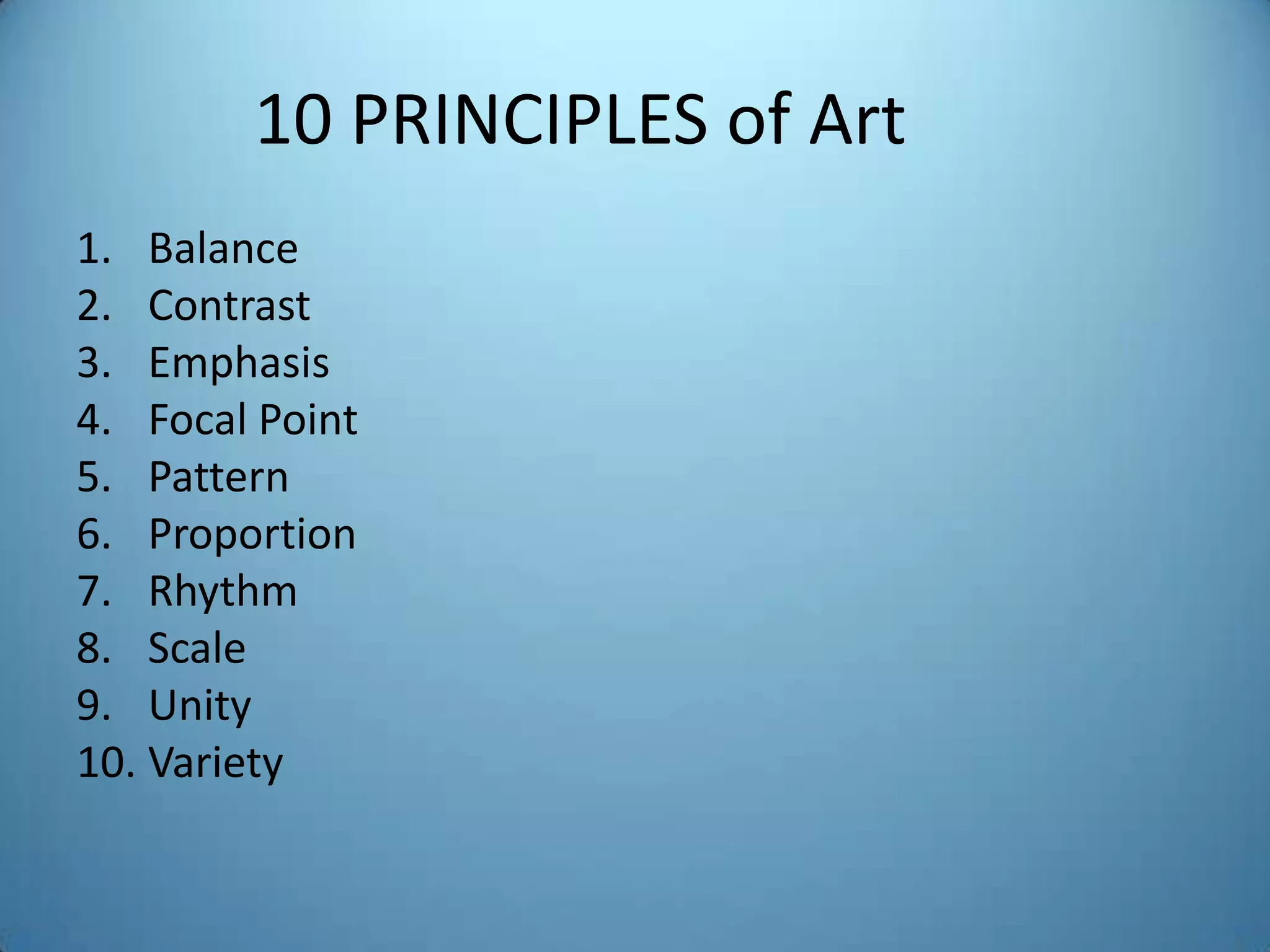 Art Appreciation: Principles & Elements of Art | PPTX