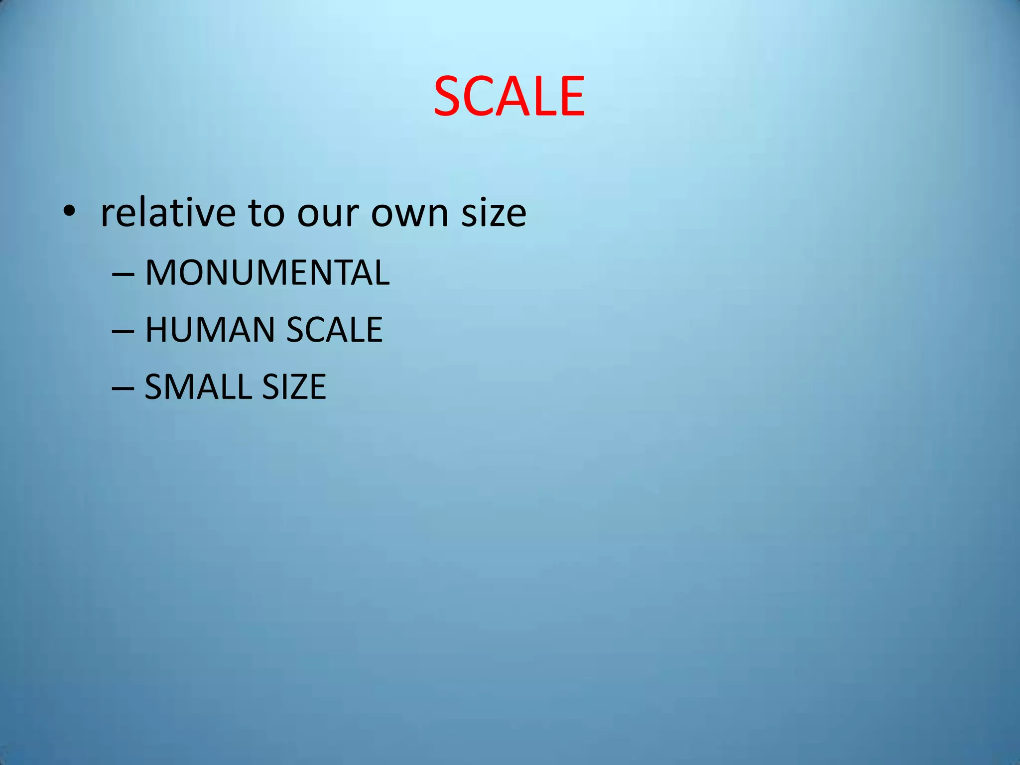Art Appreciation, Principles of Art: Unity, Variety, Balance, Scale ...