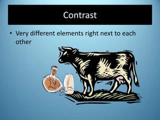 Art Appreciation Principles & Elements of Art: Focal Point, Contrast ...