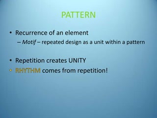 Art Appreciation Principles & Elements of Art: Focal Point, Contrast ...