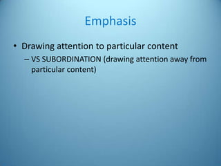 Art Appreciation Principles & Elements of Art: Focal Point, Contrast ...