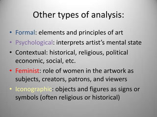 Art Appreciation, Day2: Line, Shape, Contrast, Form, Mass, Volume, Texture | PPTX