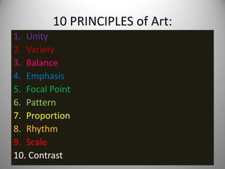 Art Appreciation, Day2: Line, Shape, Contrast, Form, Mass, Volume ...