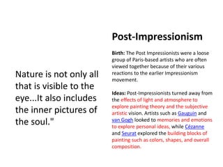 Art Movements | PPTX