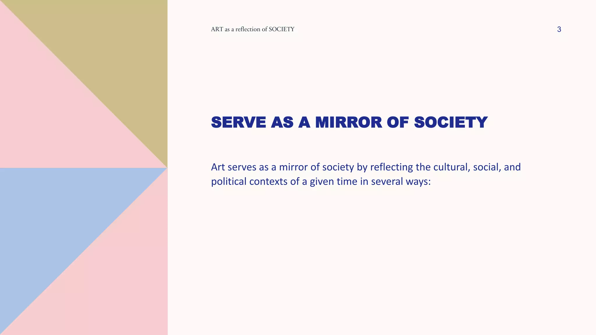 ART as a reflextion of society.pdf | Modern Art | Fine Art