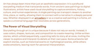 Art as a Storytelling Medium: Telling Tales Through Canvas | PDF