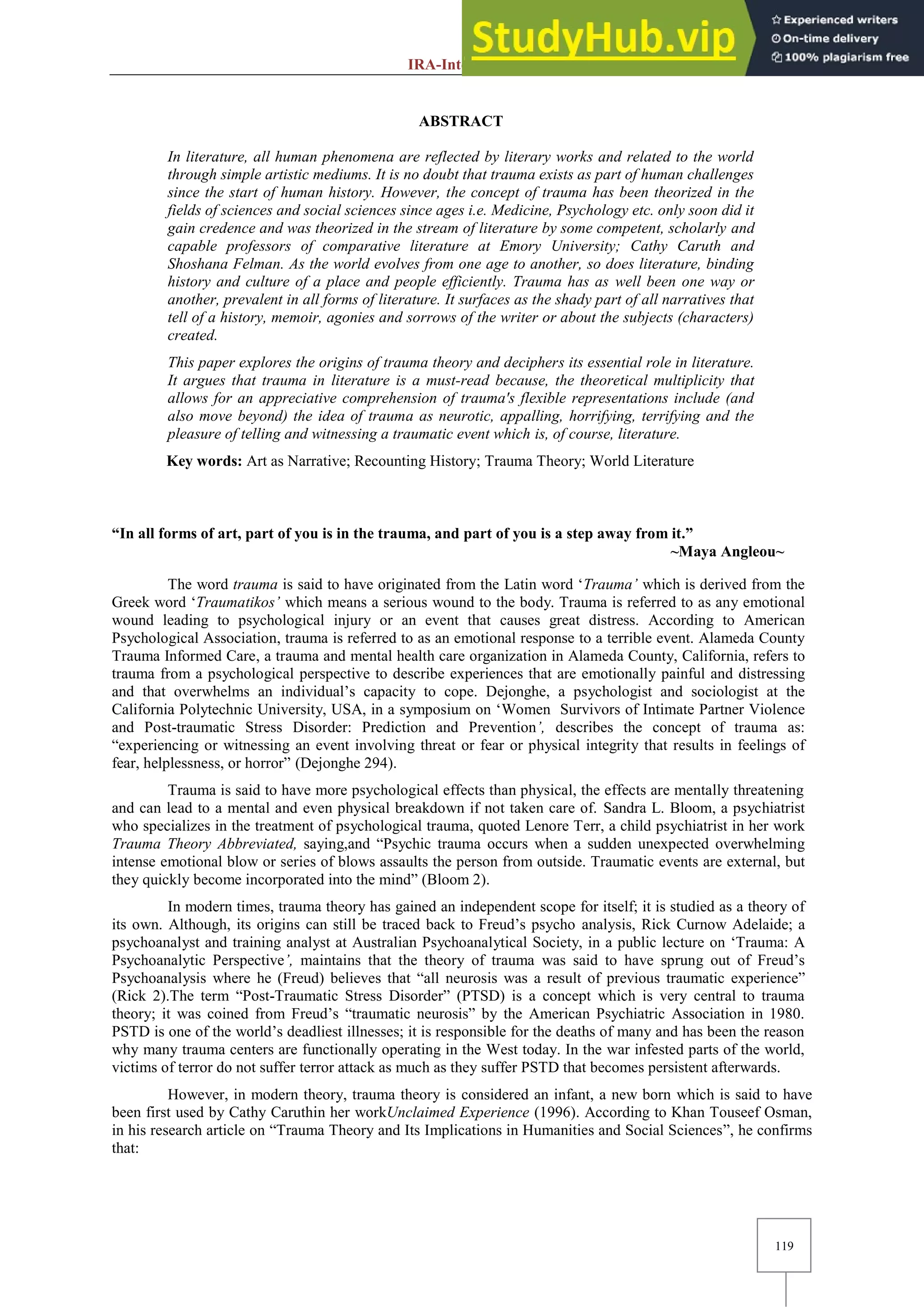 Art as Narrative Recounting Trauma through Literature.pdf