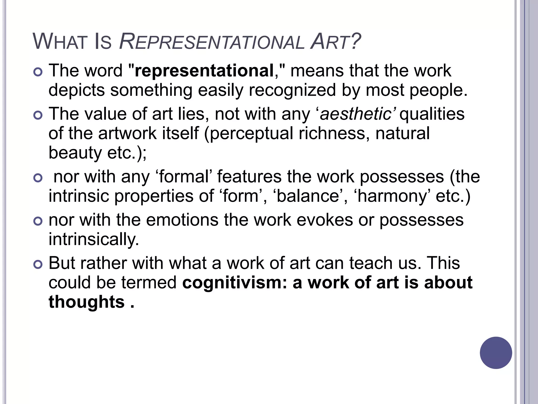 Art as representation | PPTX