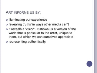 Art as representation | PPTX