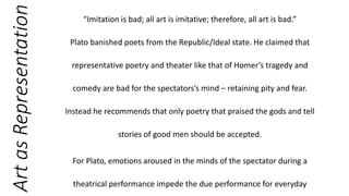 Art as representation, Art as Significant Form | PPTX