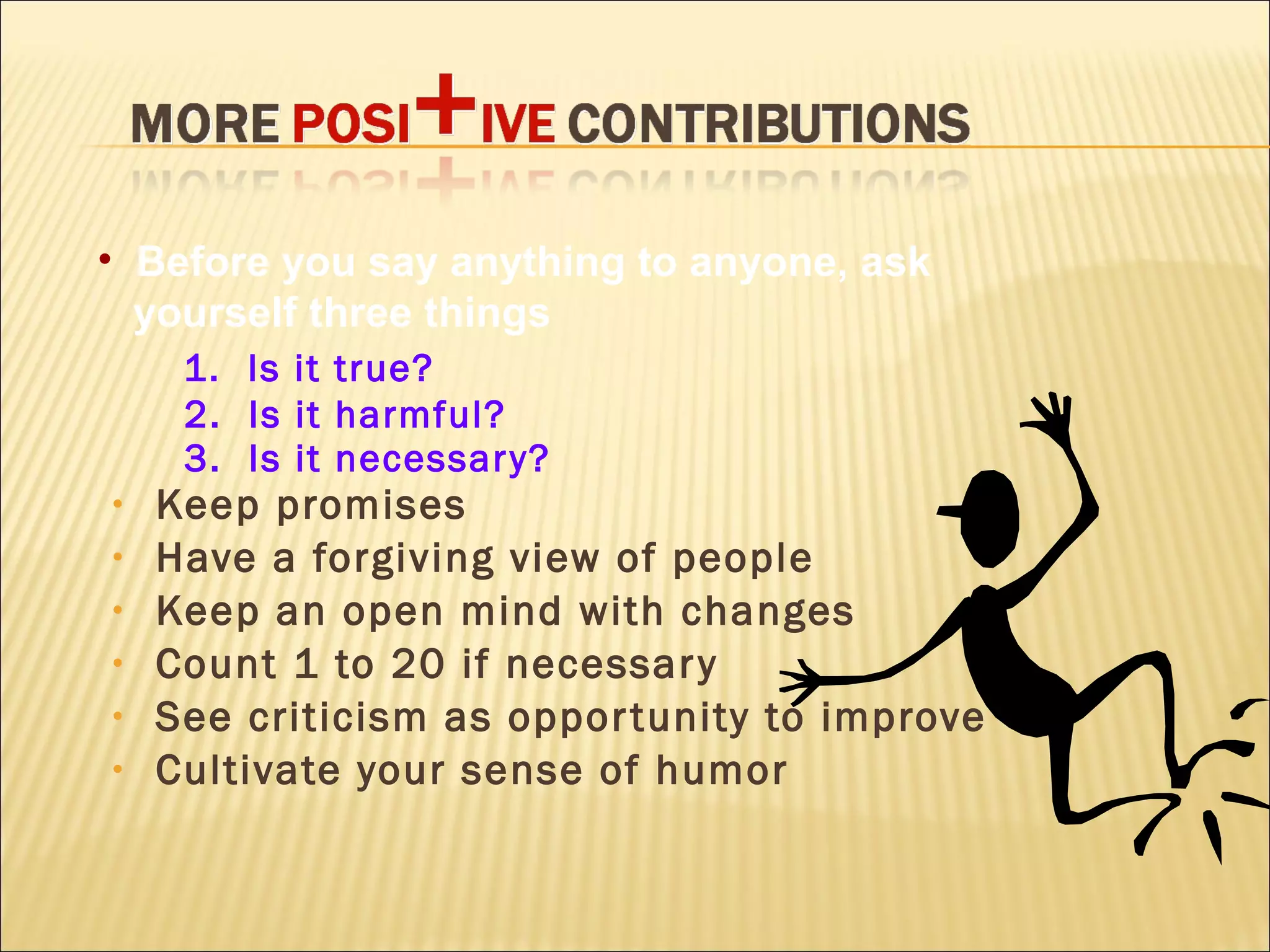 Positive Attitude presentation byART | PPT