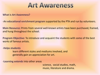 Art Awareness Presentation | PPTX