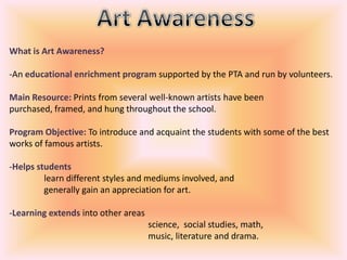 Art Awareness Presentation | PPTX