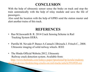Automatic Railway Track Brake Detection System | PPTX