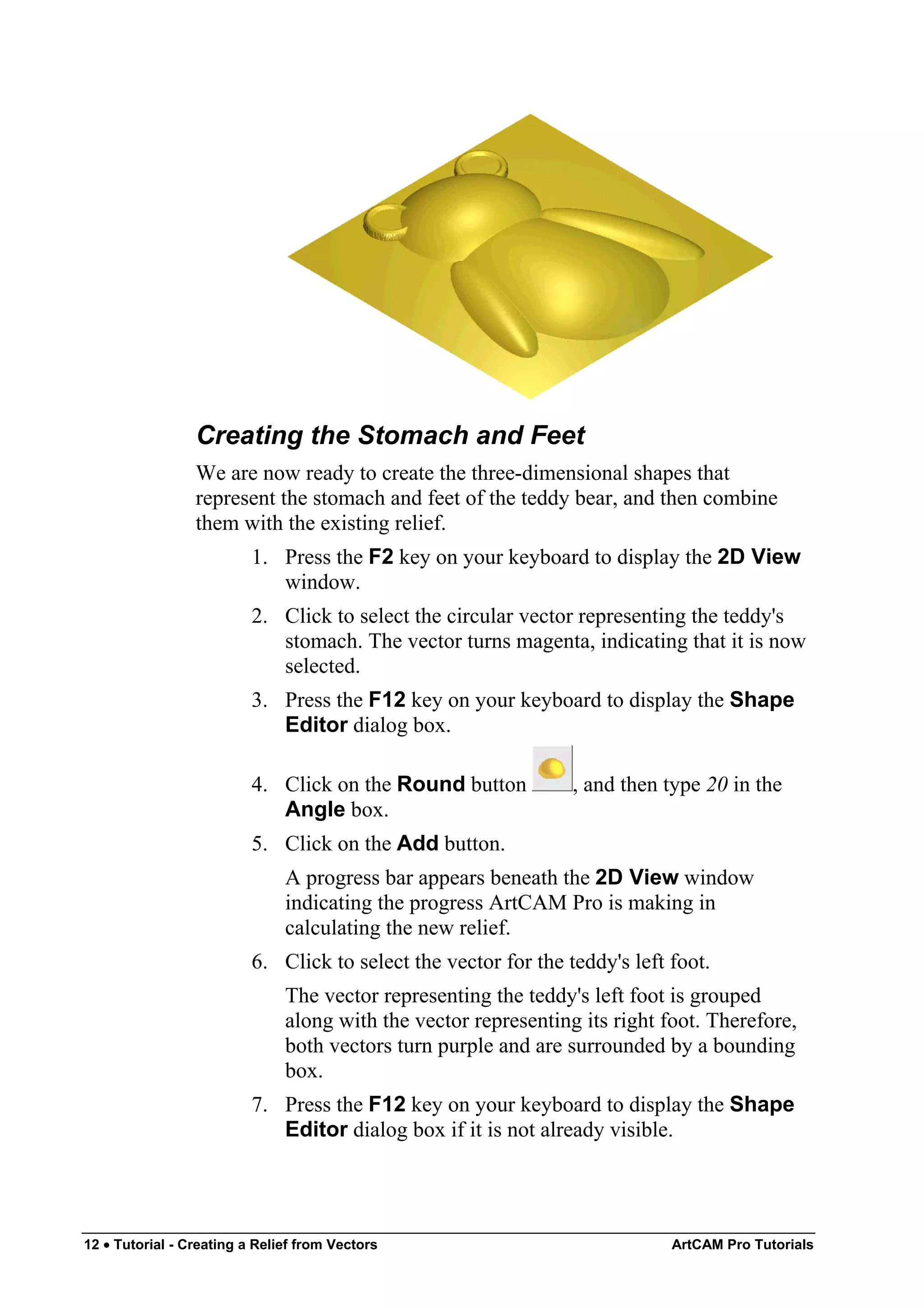 Artcam Pro Tutorial | PDF