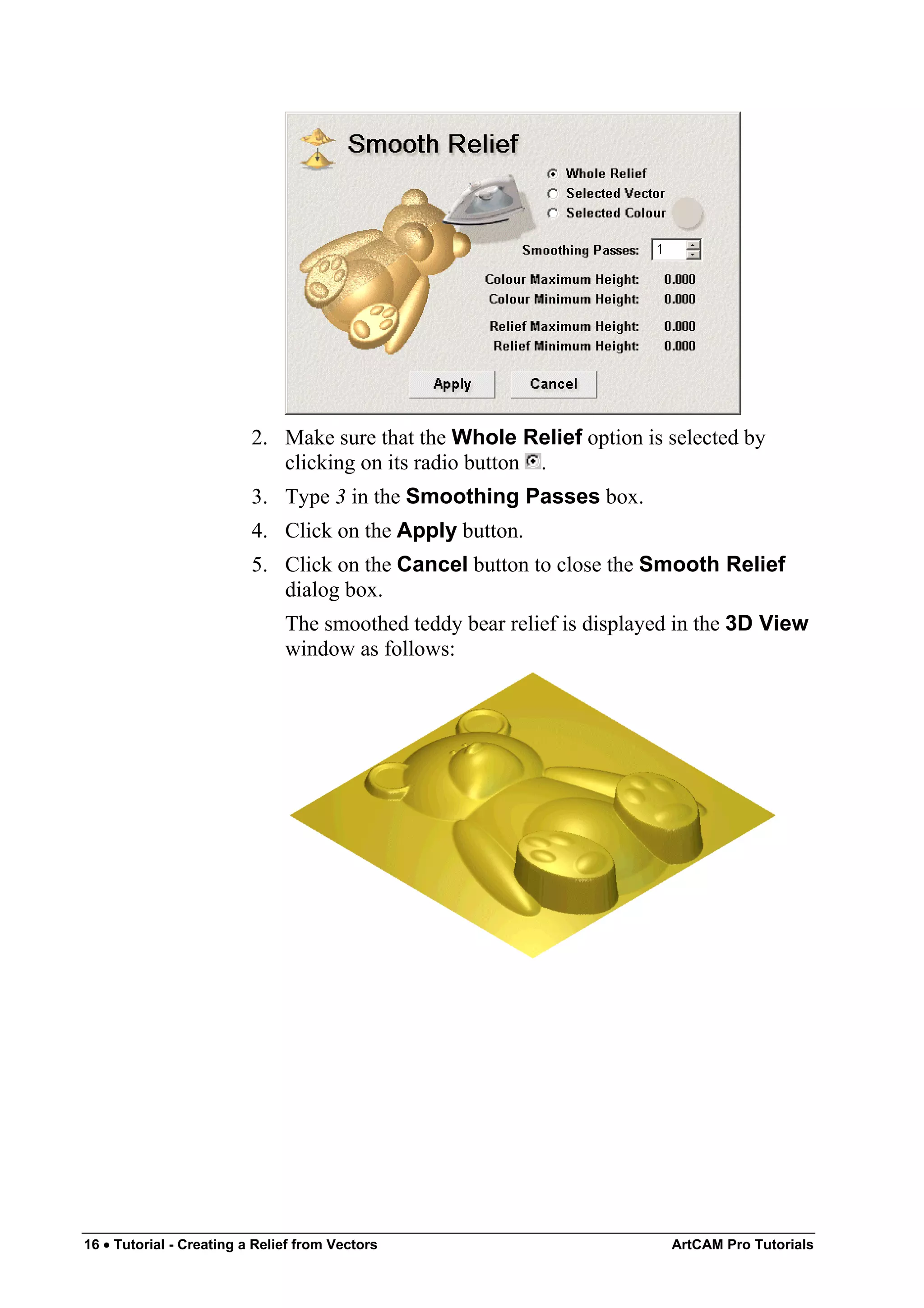 Artcam Pro Tutorial | PDF