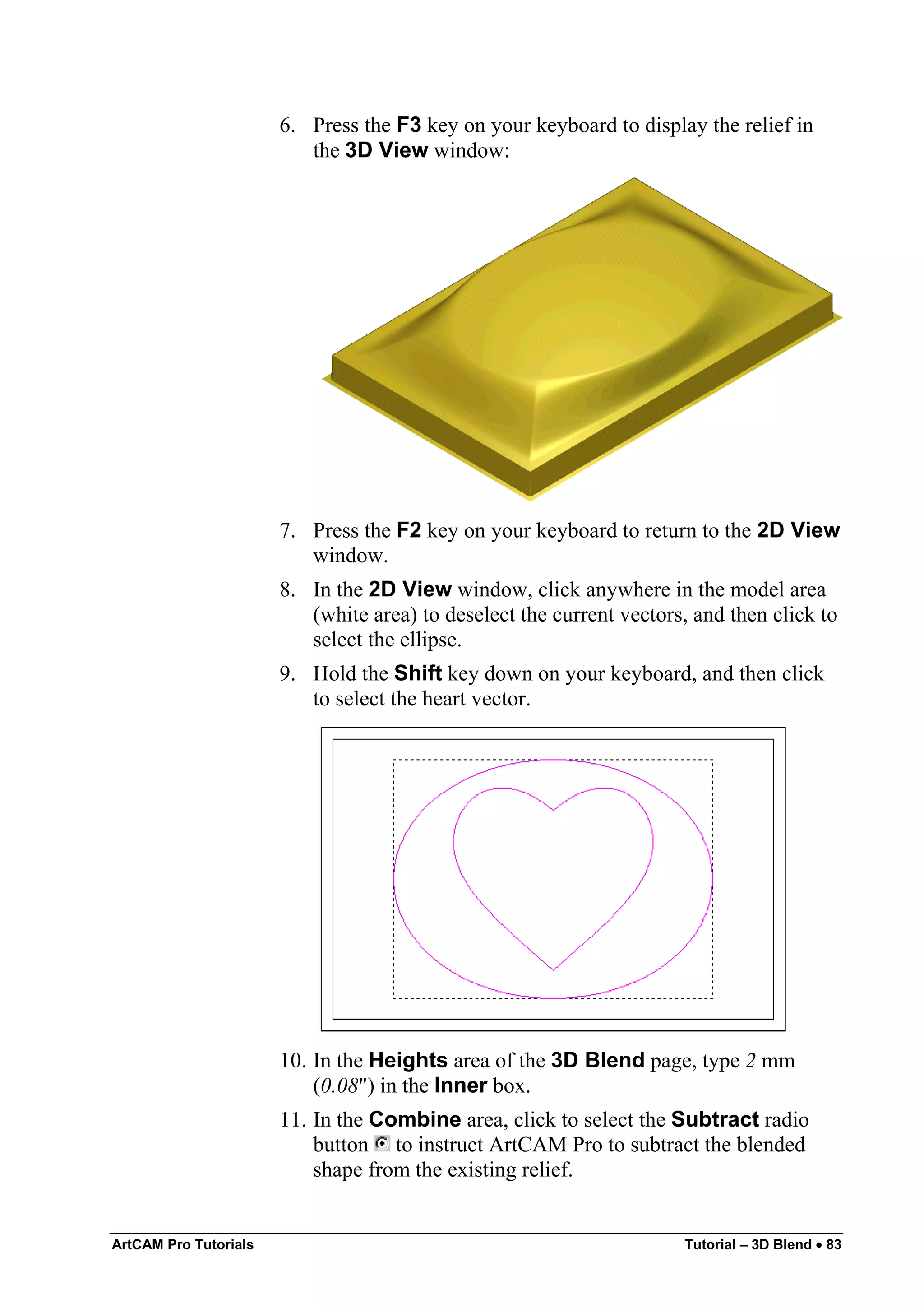 Artcam Pro Tutorial | PDF