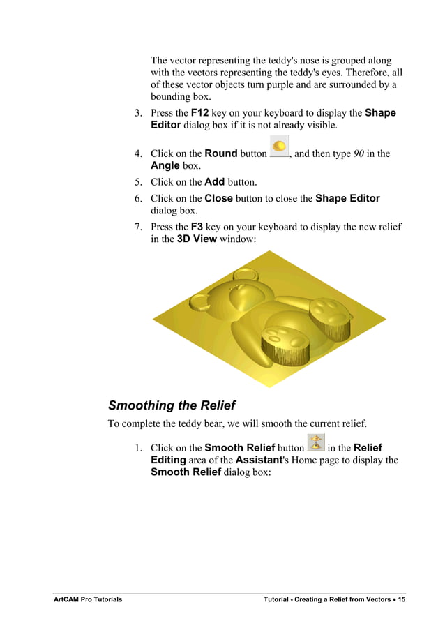 Artcam Pro Tutorial | PDF