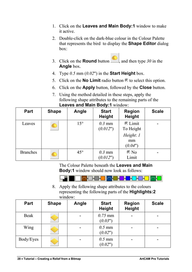 Artcam Pro Tutorial | PDF