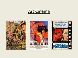 Art cinema | PPTX